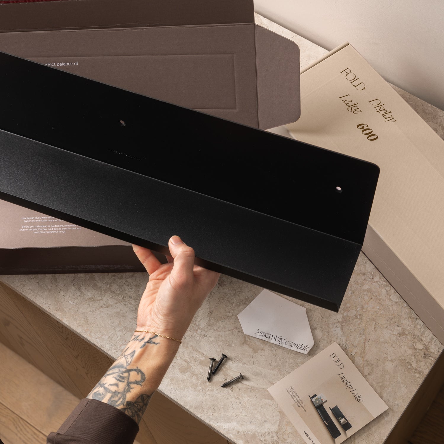 FOLD Display Ledge 600 – Made of Tomorrow